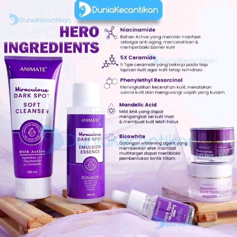 Jual Animate Skincare Paket Miracolous Dark Spot Series di Seller ...