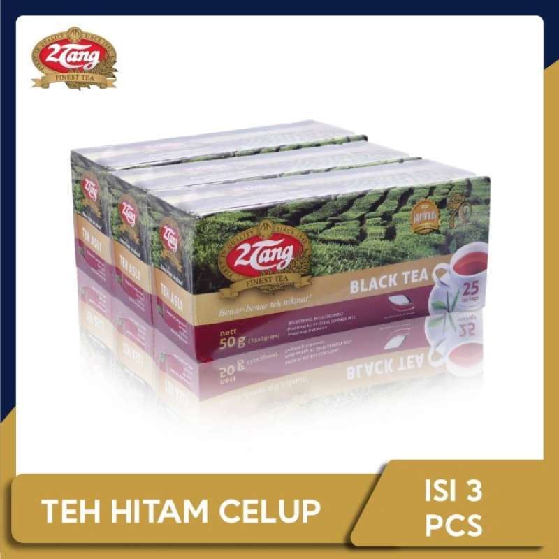 Jual 2Tang Black Tea Teh Celup [3 box @25 kantong/ 2gr] di Seller 2Tang ...