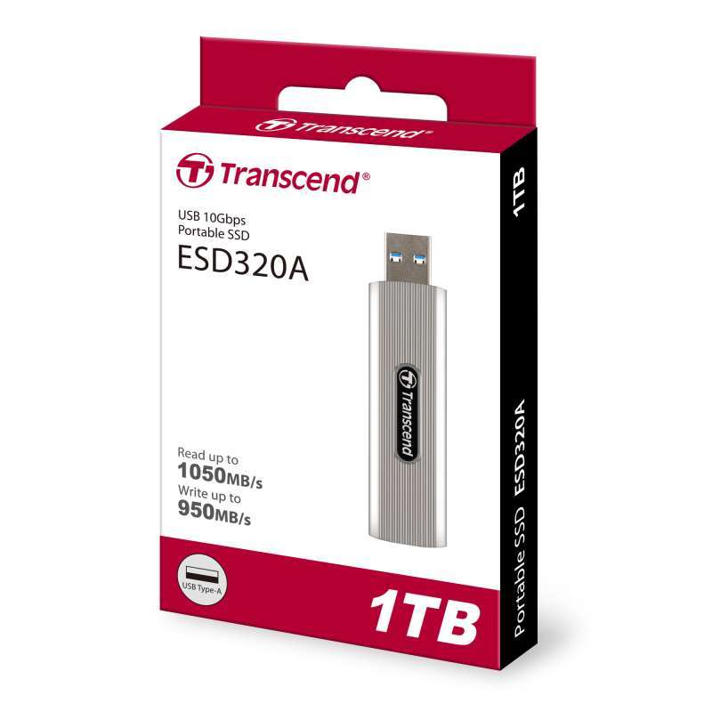 Promo Transcend Portable SSD ESD320A [Retractable USB Type A ...