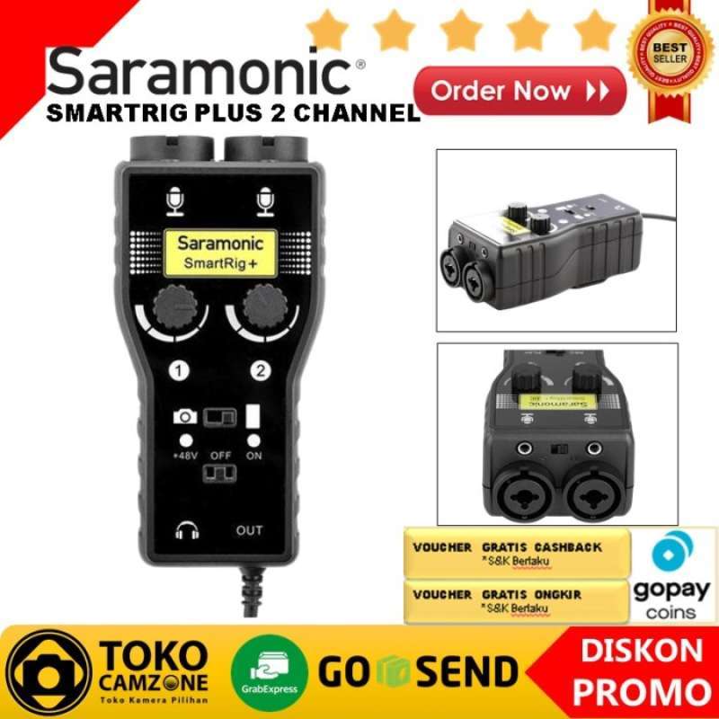 Promo Saramonic Smartrig+ 2 Channel Xlr/3.5mm Microphone Audio Mixer - Diskon 50% Di Seller ...