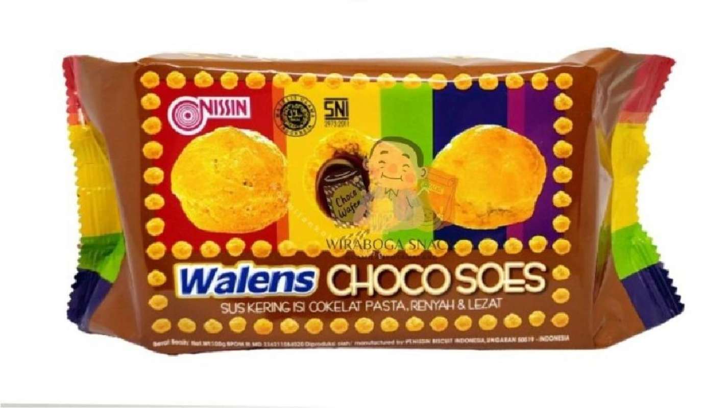 Jual NISSIN WALLENS CHOCO SOES / SOES COKLAT WALLENS ENAK - Coklat di ...