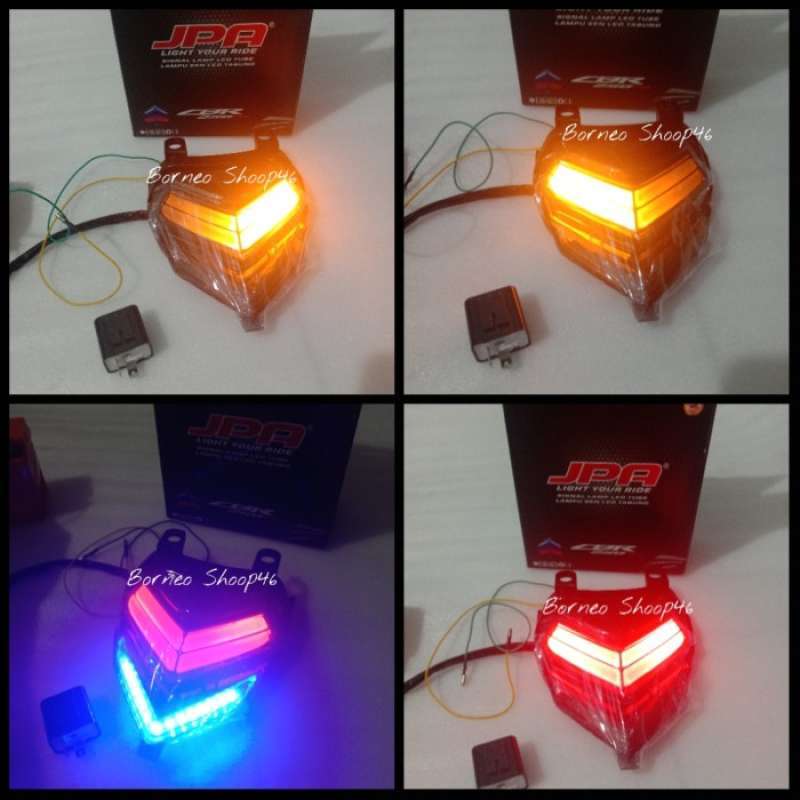 Jual Stoplamp JPA cbr250rr lampu stop jpa cbr250rr jpa original 3in1 led - Biru GARANSI di ...