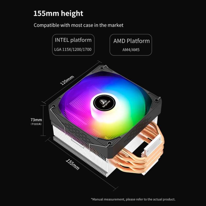 Jual Cpu Cooler SEGOTEP T6 Tower 6Heatpipe ARGB - Putih di Seller ...