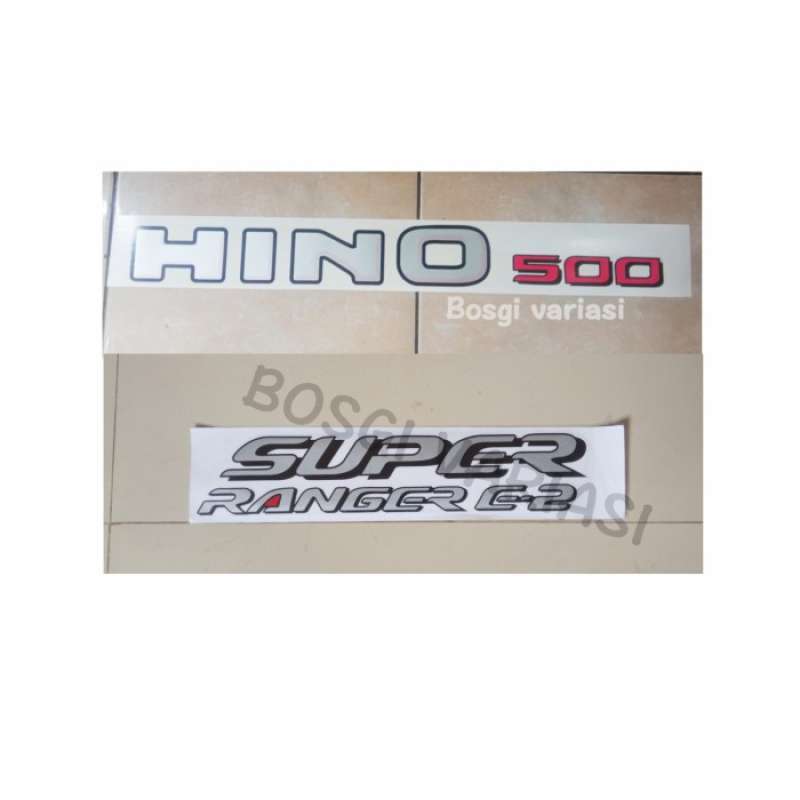 Promo Stiker Sticker Hino 500 Lohan Super Ranger E2 Truk Hino Diskon 9% ...