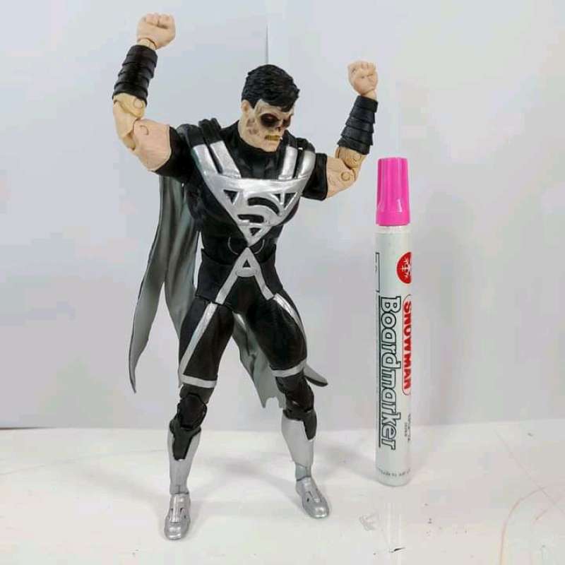 Jual mainan action figure mcfarlane superman blackest night tinggi ...