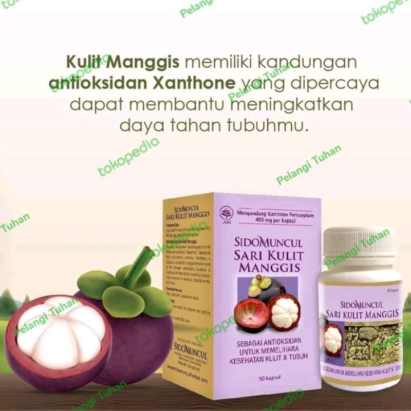 Promo SIDOMUNCUL SIDO MUNCUL HERBAL SARI KULIT MANGGIS 50 KAPSUL (BOTOL ...