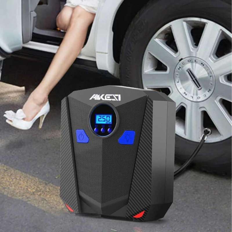 Jual AIKESI Inflator Pompa Angin Ban Mobil Car Air Compressor 150 Psi ...