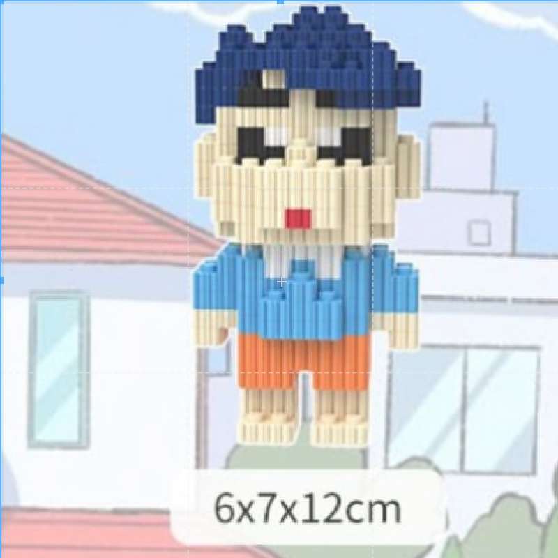 Promo SMY Nano Blocks Shinchan 3D Model, Mainan Blok Susun, Blok ...