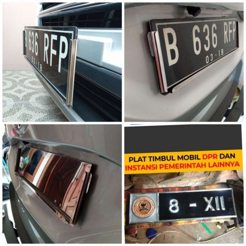 Promo TEMPAT PLAT NOMOR BISA PLAT DINAS TIMBUL MABES DPR.RI DAN PLAT SAMSAT - Stainles Diskon 50 ...