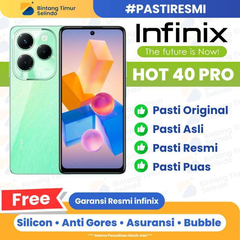 Jual Infinix Hot 40 Pro 8/256GB - Garansi Resmi 1 Tahun - Gold di ...