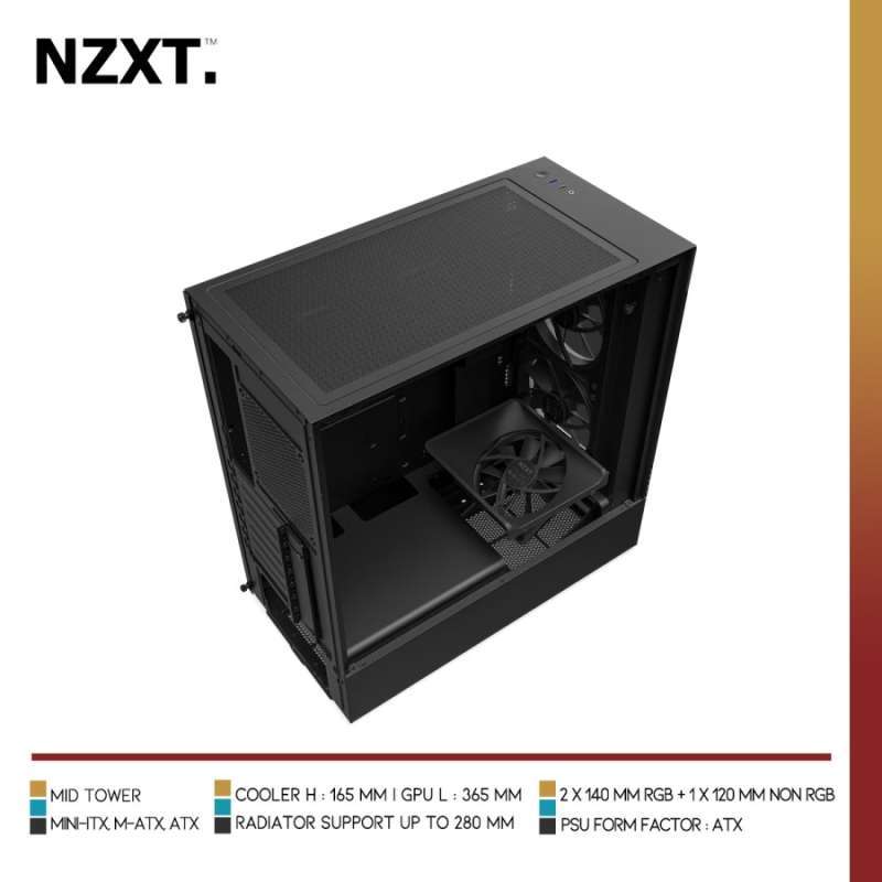 Jual NZXT H5 Elite | Premium Compact Mid-tower Case - Putih di Seller ...
