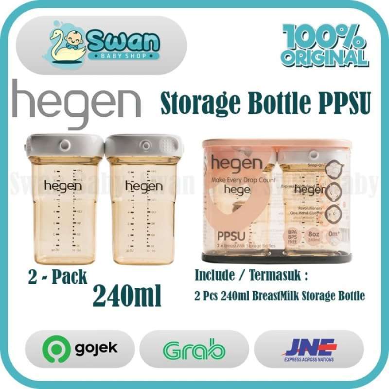 Promo Hegen PCTOâ„¢ 240ml / 8oz Breast Milk Storage PPSU, 2-Pack Diskon 23% di Seller Yukbelanja ...