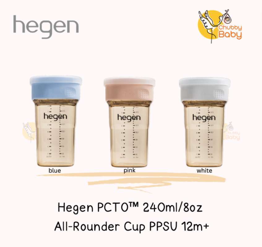 Promo Hegen PCTOâ„¢ 240ml/8oz All-Rounder Cup PPSU 12m+ - Multicolor Blue Diskon 23% di Seller ...