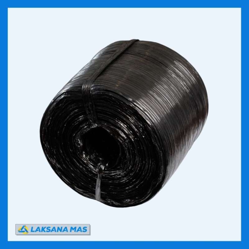 Promo Tali Rafia Plastik Roll Besar Laksanamas Warna Hitam Pekat Ukuran ...