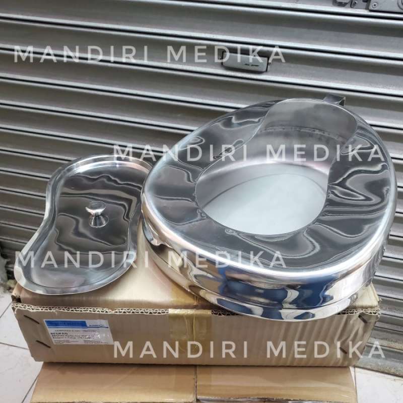 Promo Bedpan BAB Oval Pispot Angka 8 Stainless Izin Edar KEMENKES ...