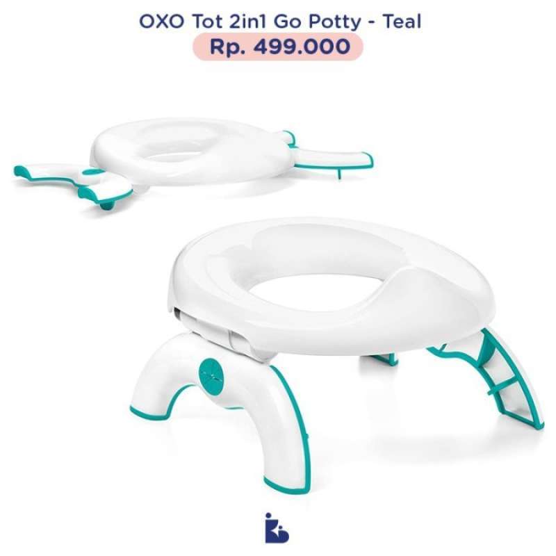 Promo OXO Tot 2in1 Go Potty | Tempat Pup Portable - Teal Multicolor ...