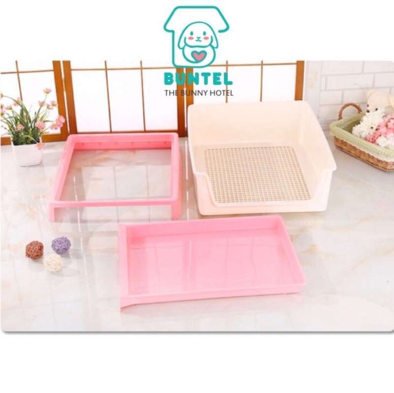 Promo READY POTTY BOX BESAR Ada Laci bisa utk kelinci besar - Cokelat ...