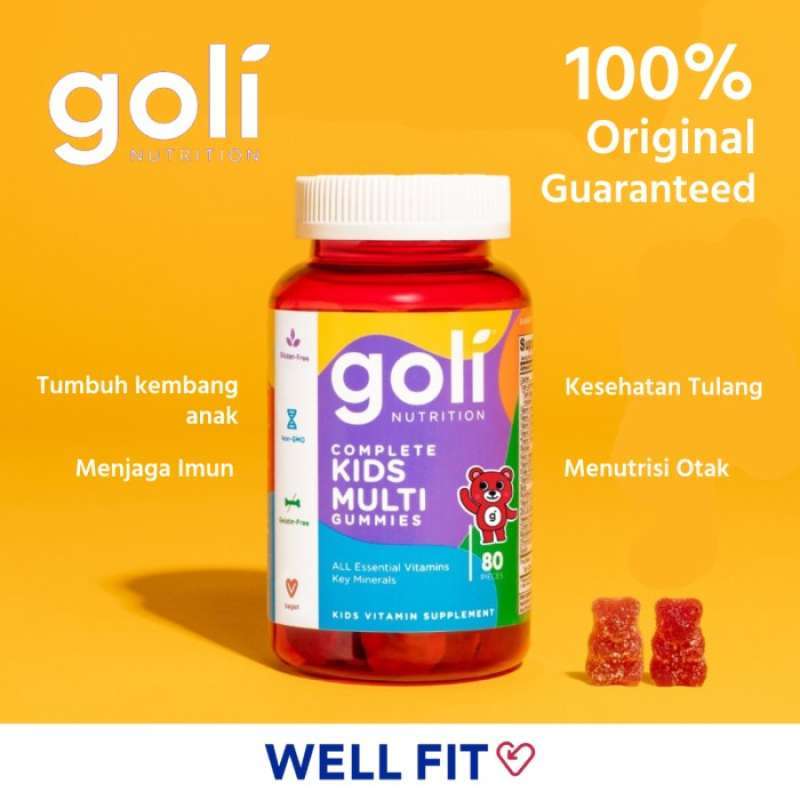 Promo Official KIDS MULTI Gummy from GOLI / GOLI Anak Multivitamin ...