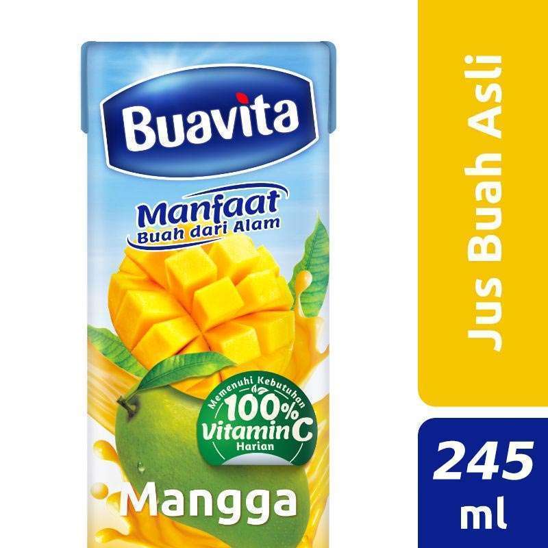 Jual WHS - Paket Kartonan Buavita Manggo [245 mL x 24 Pcs] di Seller Unilever Beverage Official ...