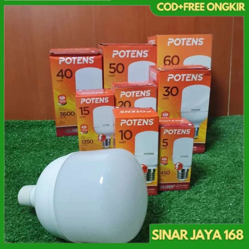 Promo LAMPU LED KAPSUL 5W - 60W POTENS Lampu LED PTG /lampu kapsul / t blue potens 5/10/15/20/30 ...