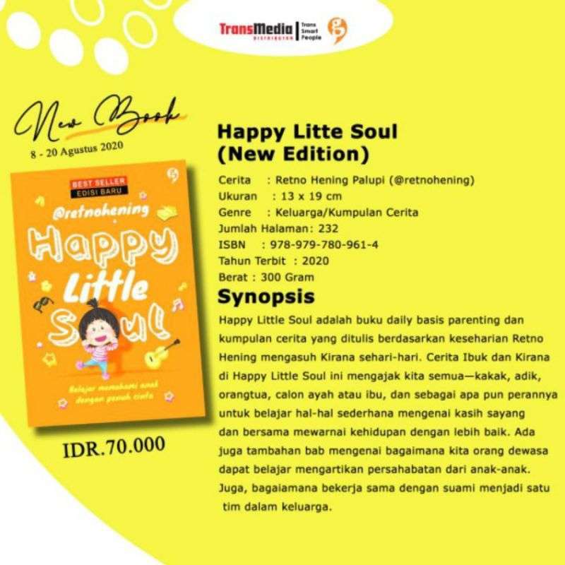 Jual Happy Little Soul; Belajar Memahami Anak Dengan Penuh Cinta ...