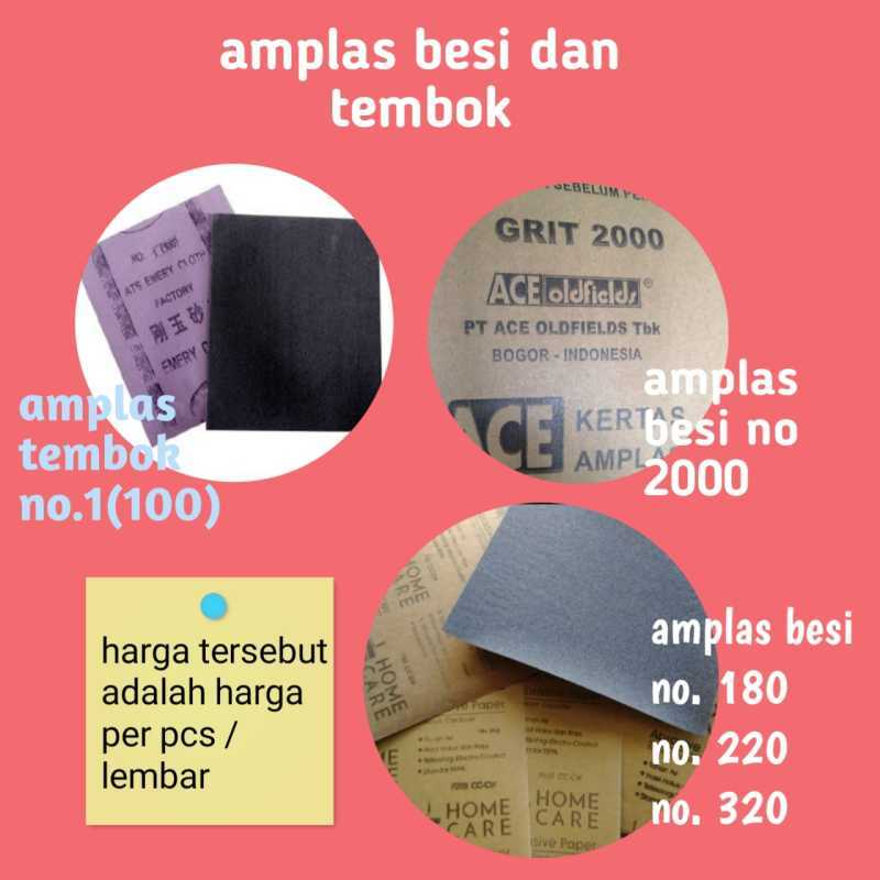 Jual Amplas lembaran, ampelas kayu, besi, tembok - AMPLAS TEMBOK ATS NO ...