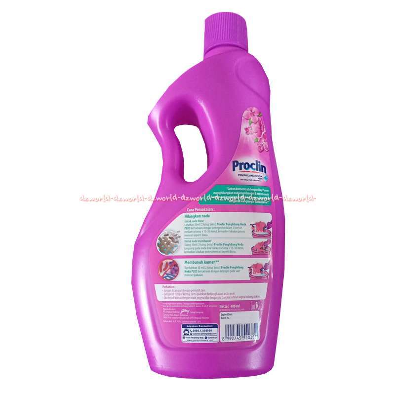 Jual Proclin 400ml Penghilang Noda Plus Untuk Baju Putih dan Bewarna ...