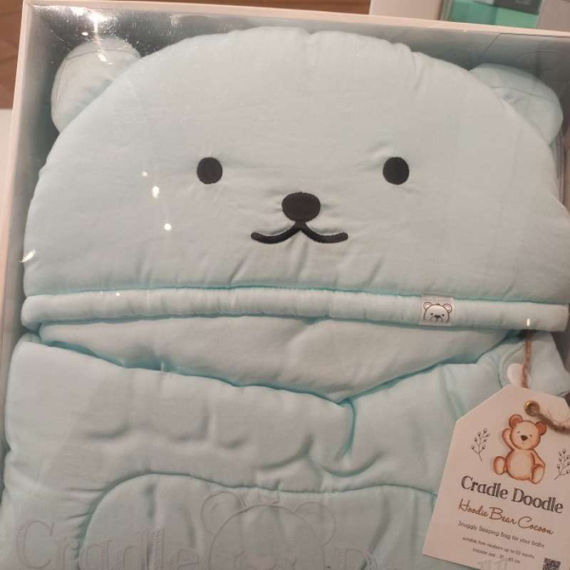 Promo Cradle Doodle - Baby Cocoon Polar Bear - Blue Bear Multicolor ...