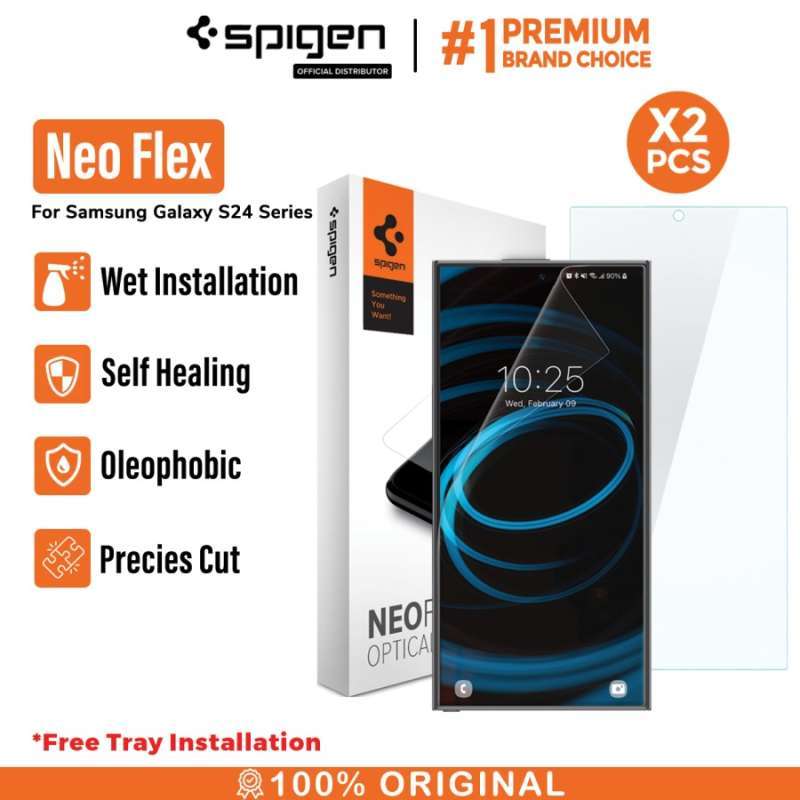 Jual Screen Protector Samsung Galaxy S24 Ultra / Plus Spigen Neo Flex Clear di Seller Spigen ...