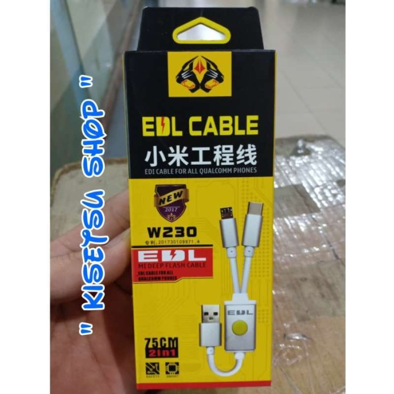 Promo KABEL EDL FLASH W230 - 2 IN 1 USB TO MICRO USB & TYPE C Diskon 50 ...