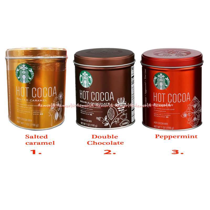 Jual Starbucks Hot Cocoa 198gr Salted Caramel Double Chocolate ...