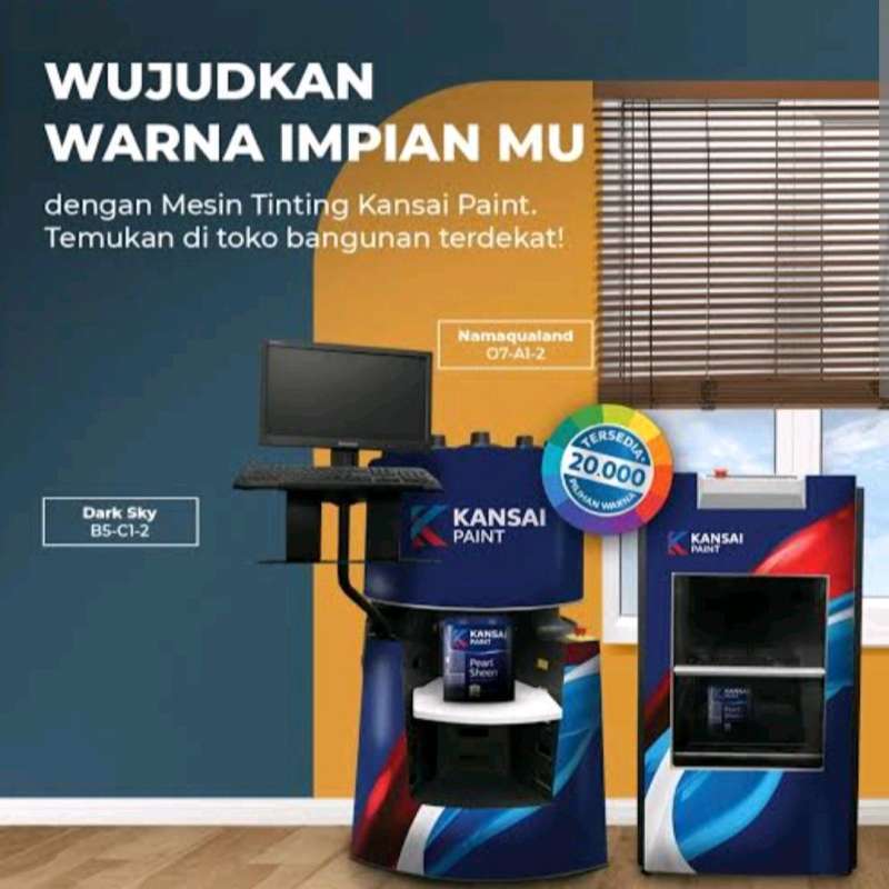 Jual Cat Tembok Interior Anti Mosquito Mesin Tingting Kansai Paint ...