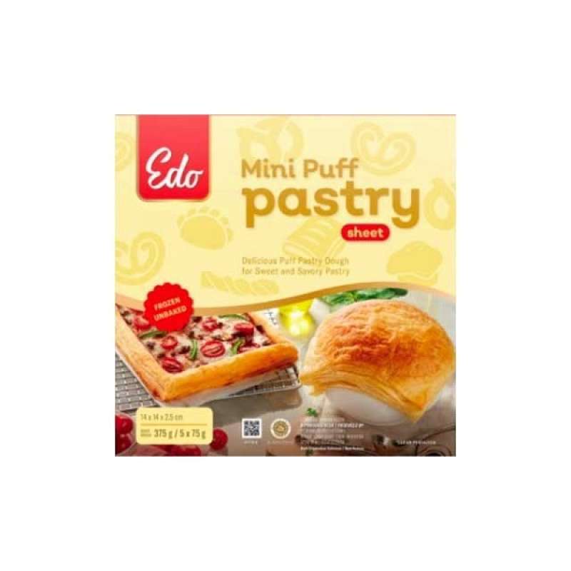 Jual Edo Mini Puff Pastry Sheet 375 Gr Di Seller Hypermart Kudus ...