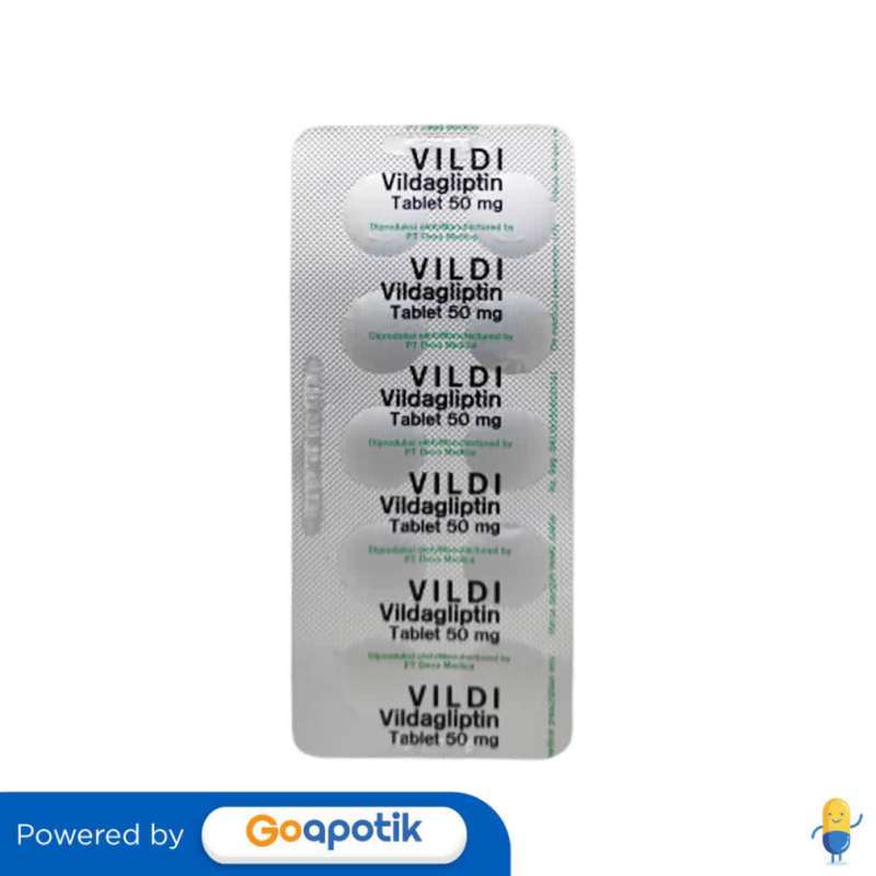 Jual VILDI 50 MG STRIP 10 TABLET di Seller Apotek Delka Medika - Rawa ...