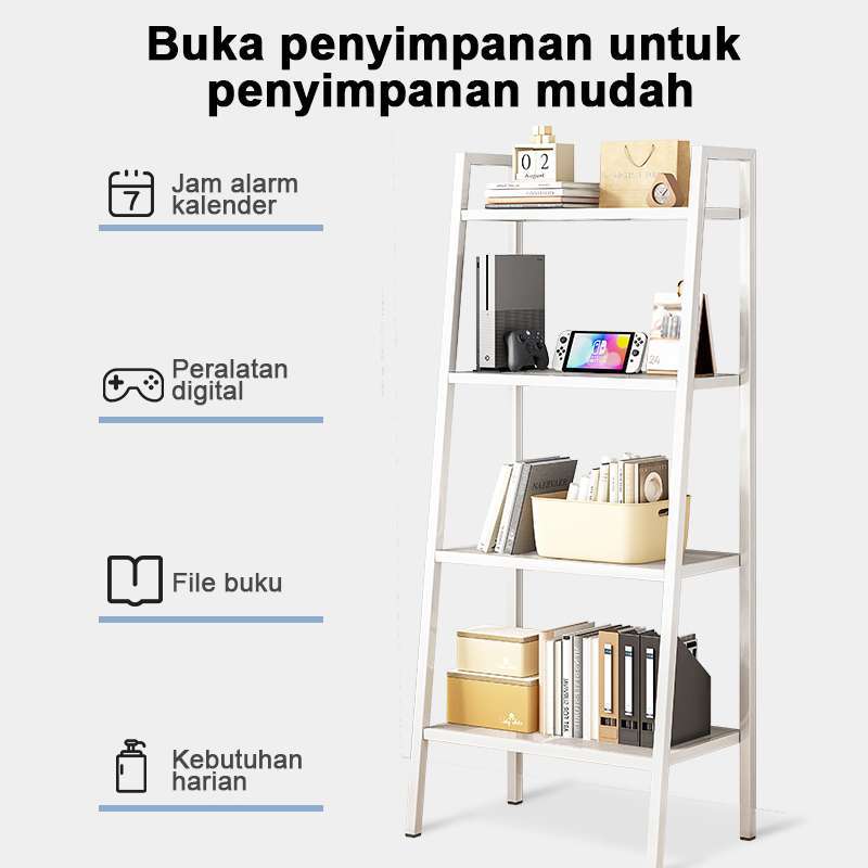 Promo Rak Besi Susun Rak Susun Besi - 4L 60x35x151(Putih) Diskon 53% di ...