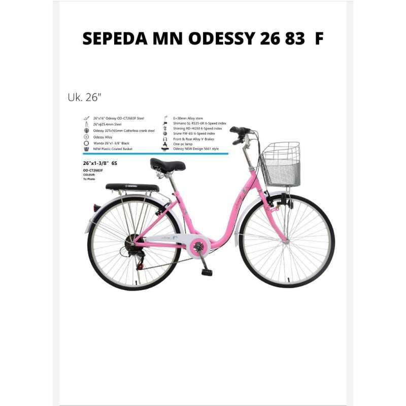 Jual Sepeda Ctb 26 Odessy Mini Dengan Operan Shimano 6 Speed Model ...