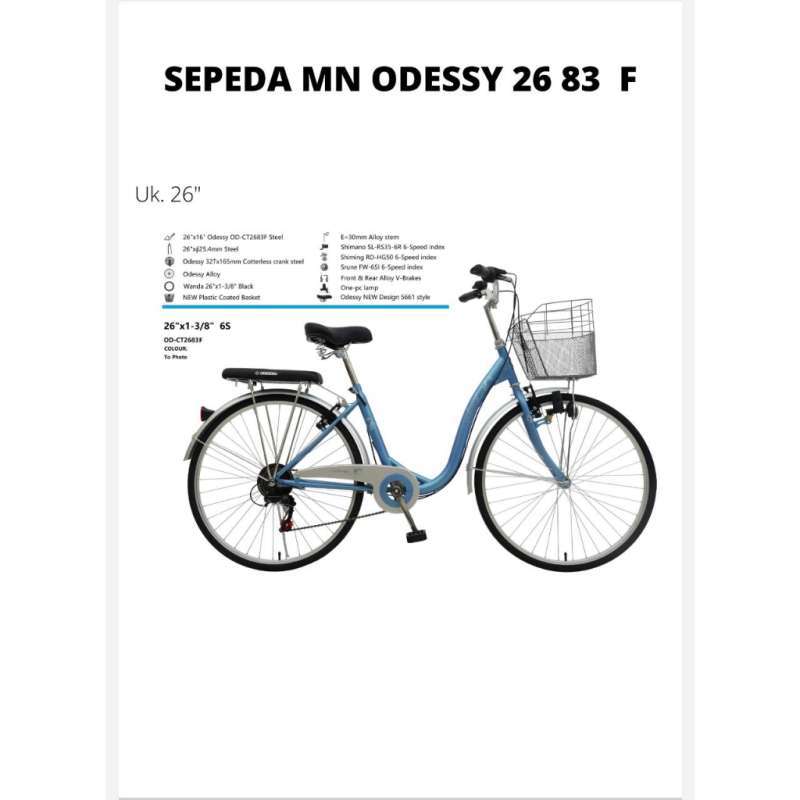Jual Sepeda Ctb 26 Odessy Mini Dengan Operan Shimano 6 Speed Model ...