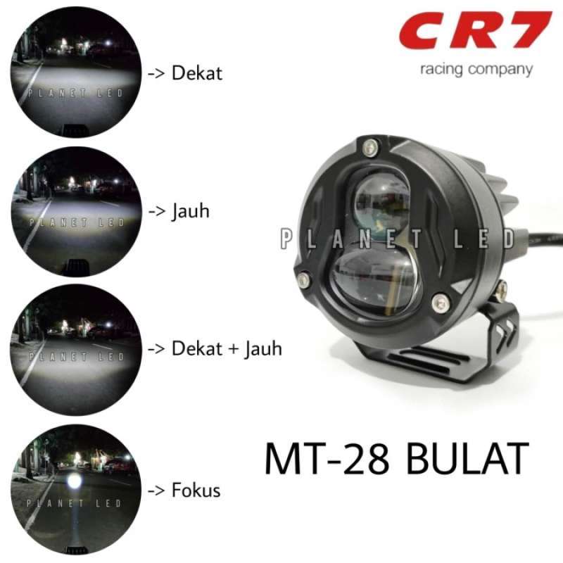 Promo Lampu Tembak Sorot Led Tipe Laser Mt28 Bulat - High Low Laser Cut ...