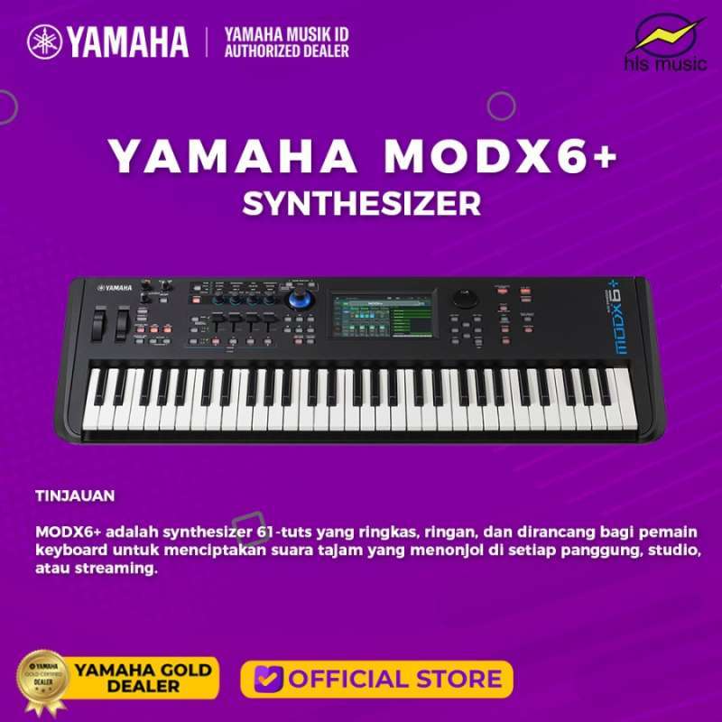 Promo Yamaha Modx6+ / Modx6 Plus Synthesizer 61 Key Garansi Resmi ...