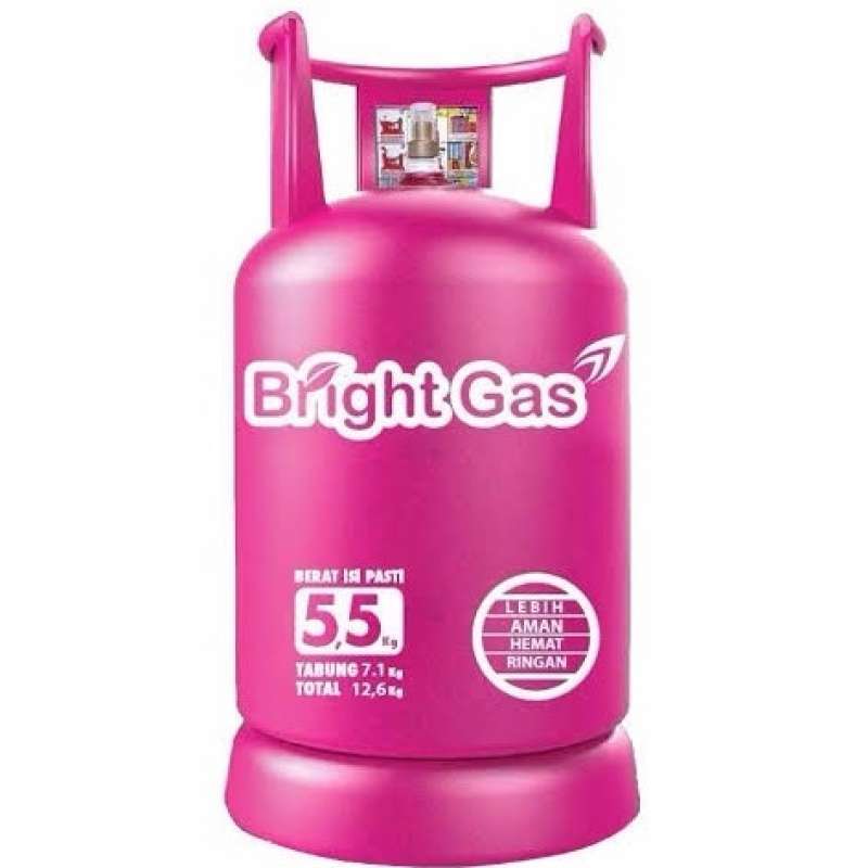 Promo Tabung Gas 5kg Bright Gas Pink Terbaik Diskon 28% Di Seller ...
