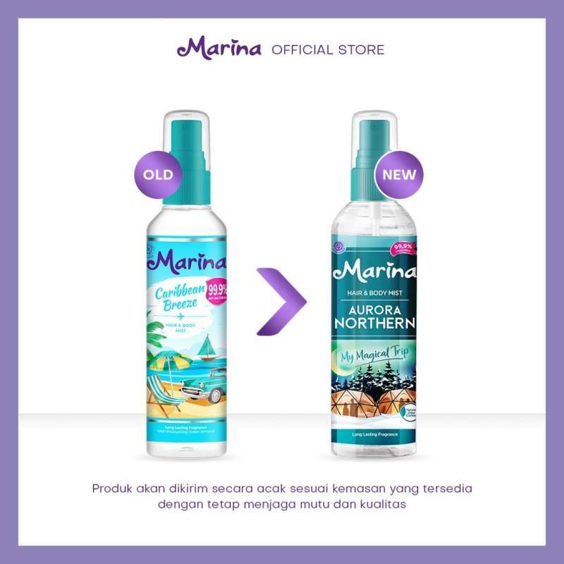 Jual MARINA Hair and Body Mist | Hijab Parfum | Long lasting Fragrance ...