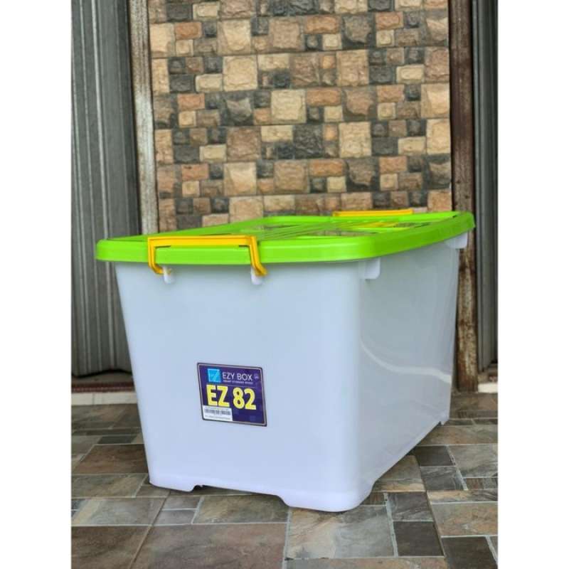 Promo Ezy Box Container Ukuran Cb 150-130-95-82-75-52 Liter Transparan ...