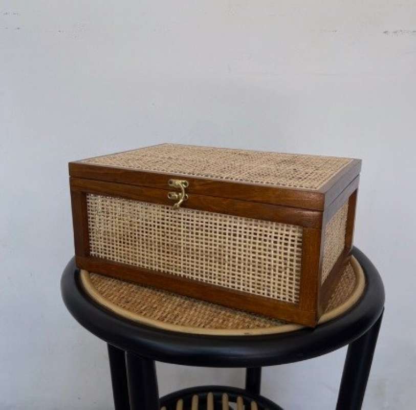 Promo Rattan Box / Box Rotan Besar / Kotak Penyimpanan Serbaguna ...