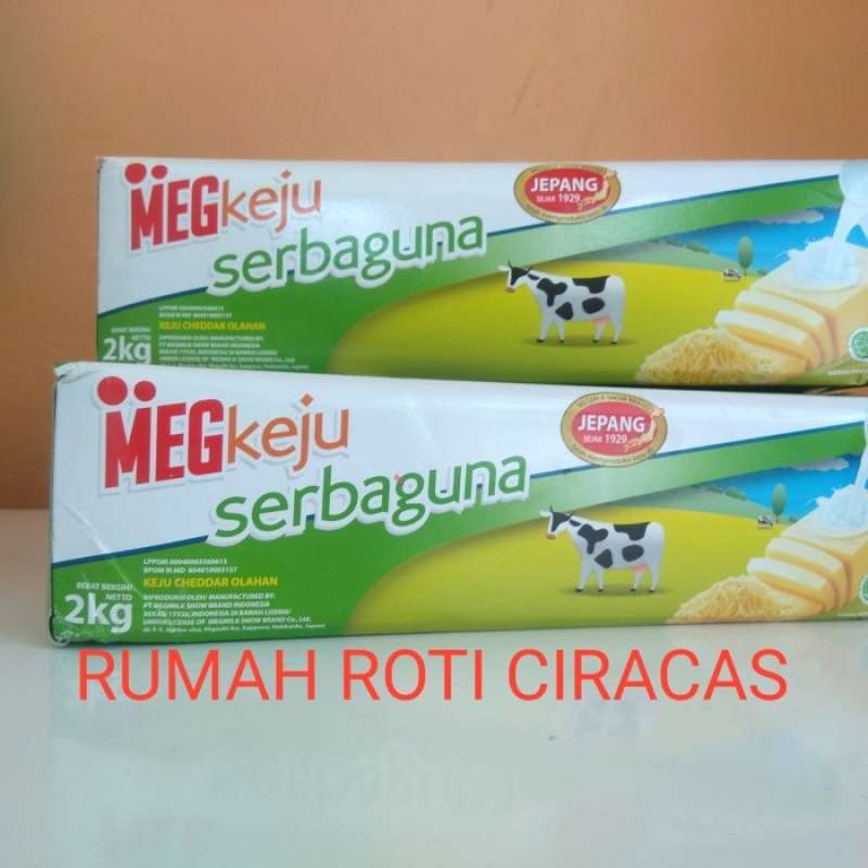 Promo MEG CHEESE CHEDDAR 2 KG KEJU JEPANG 2KG BLOK Diskon 29% di Seller ...