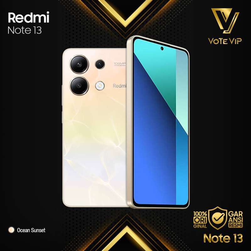 Promo Xiaomi Redmi Note 13 8/256 Garansi Resmi Xiaomi Indonesia - Black ...