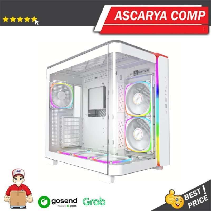 Jual Casing Montech King 95 Pro - Mid Tower Atx, Matx - White Di Seller ...