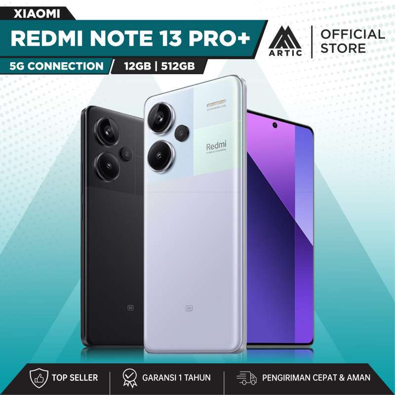 Promo Handphone Xiaomi Redmi Note 13 Pro+ Plus 5G 12/512 RAM 12 ROM 512 ...