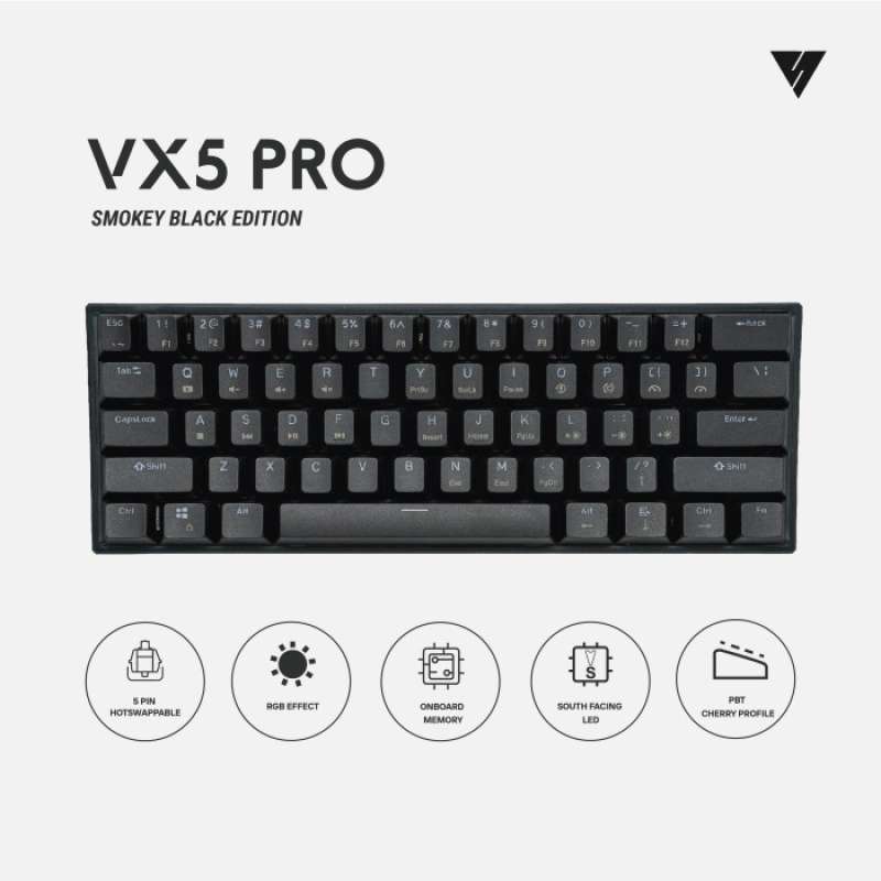 Promo VortexSeries VX5 PRO 60% Mechanical Keyboard Diskon 9% di Seller ...