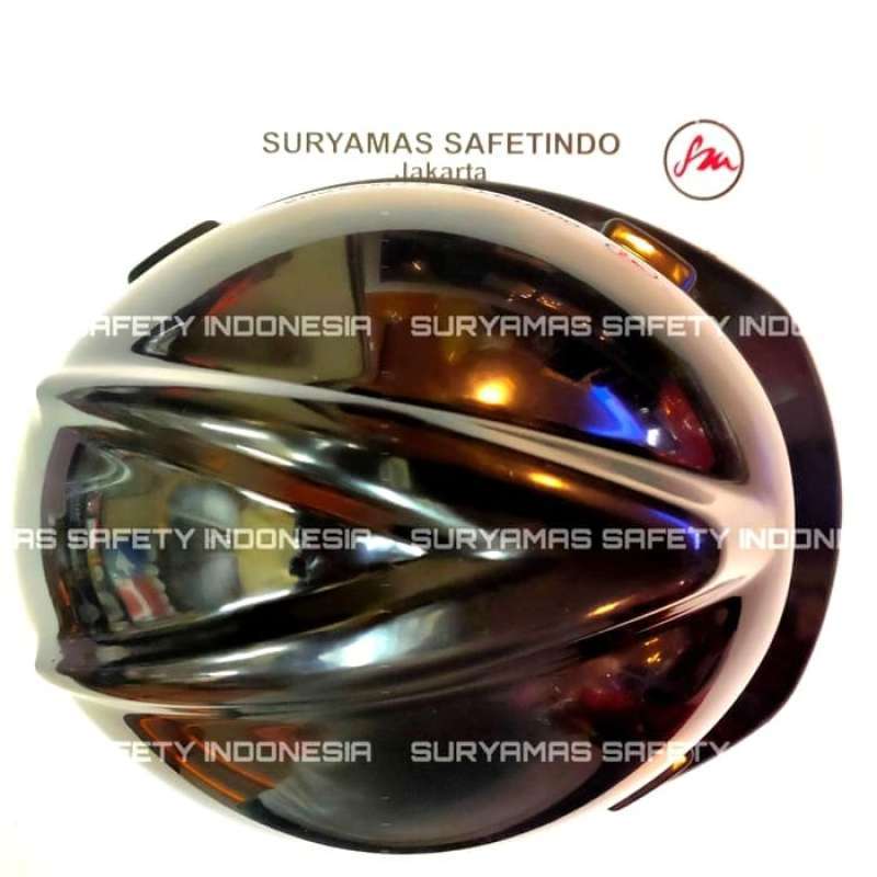 Promo HELM PROYEK HITAM/HELM SAFETY HITAM LENGKAP TALI DAGU 4 POINT ...
