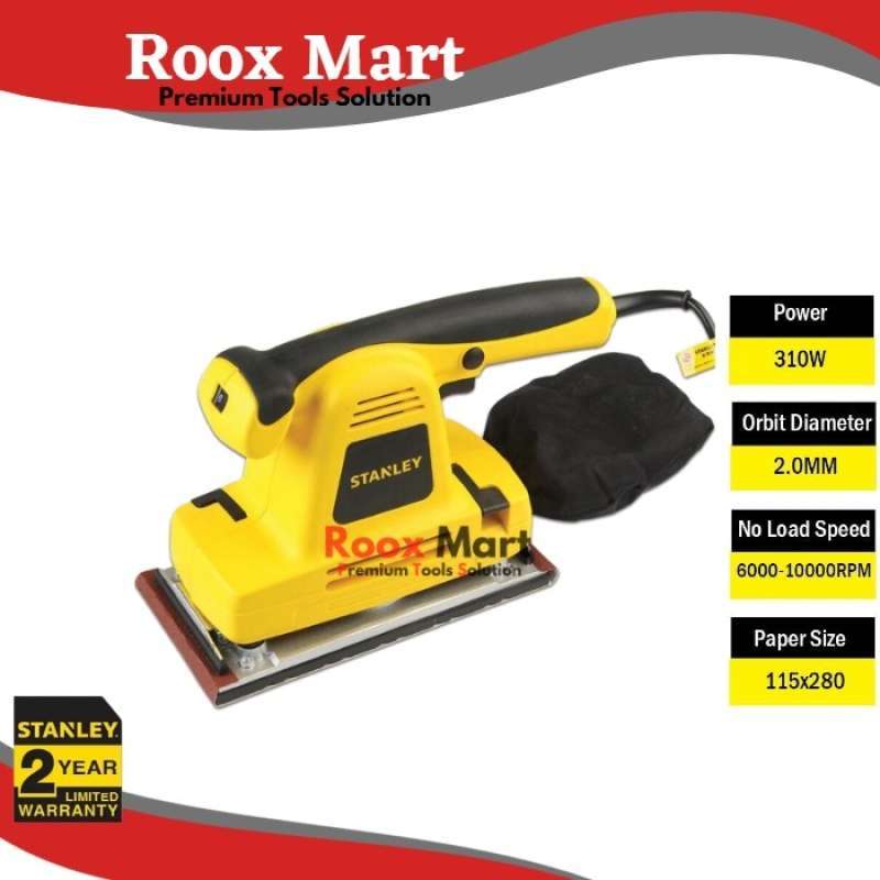 Promo Mesin Amplas Listrik 310W Stanley SSS310 1/2 Sheet Sander Diskon ...